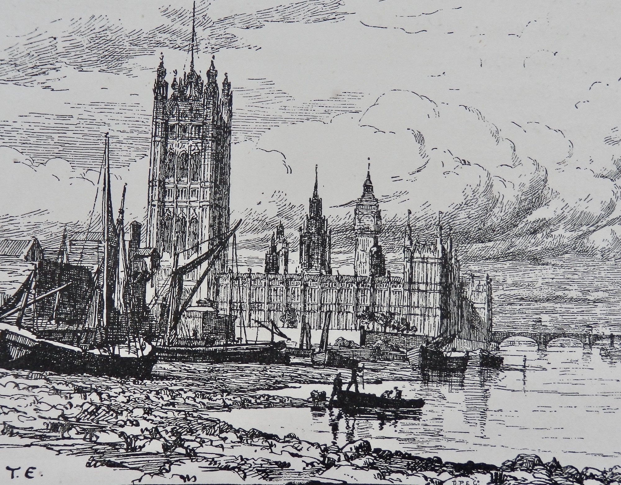 19th century etchings of the tidal Thames: I – Ebb & Flow